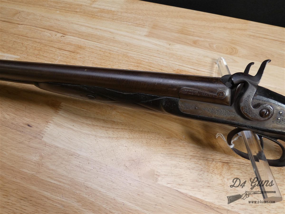 Black Powder Shotgun SXS - 12GA - Engraved - Hammers - Black Powder ...