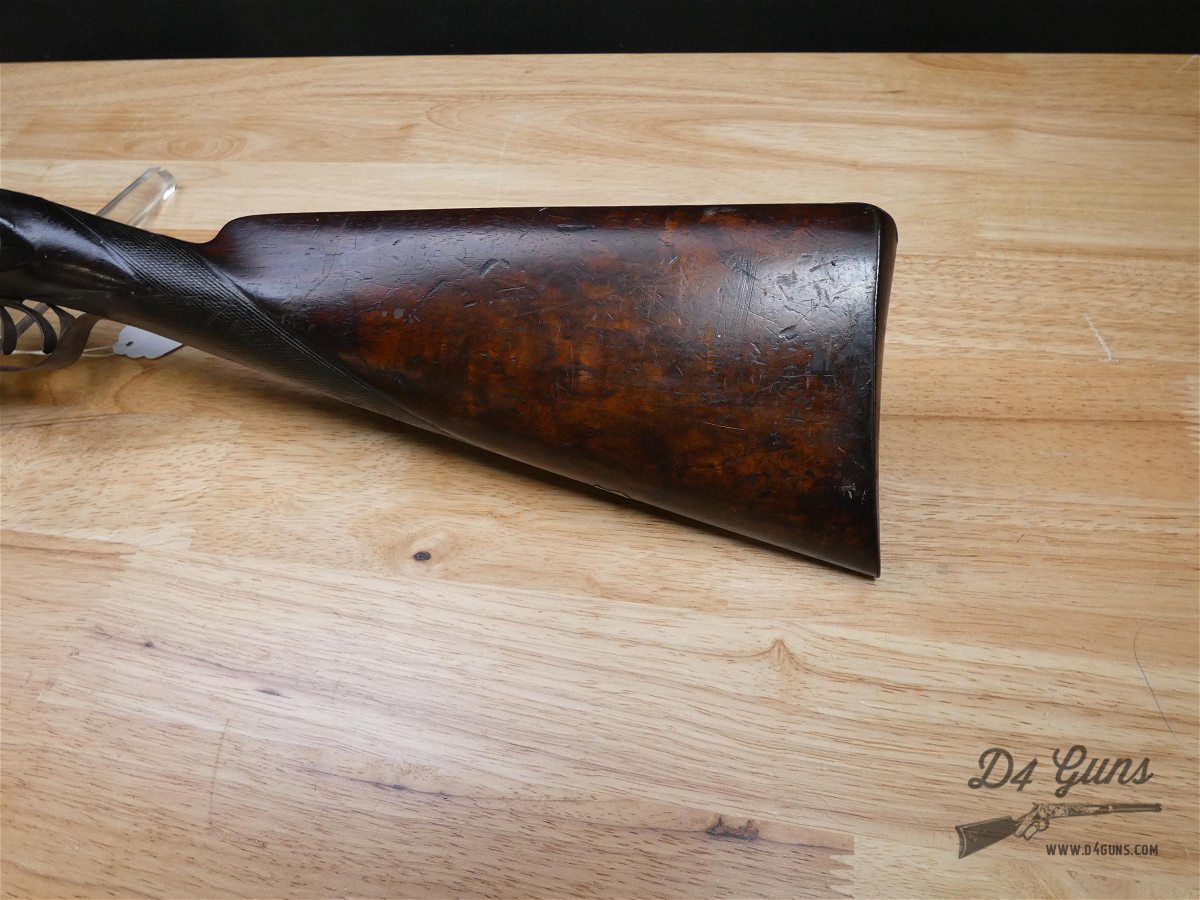 Black Powder Shotgun SXS - 12GA - Engraved - Hammers - Black Powder ...