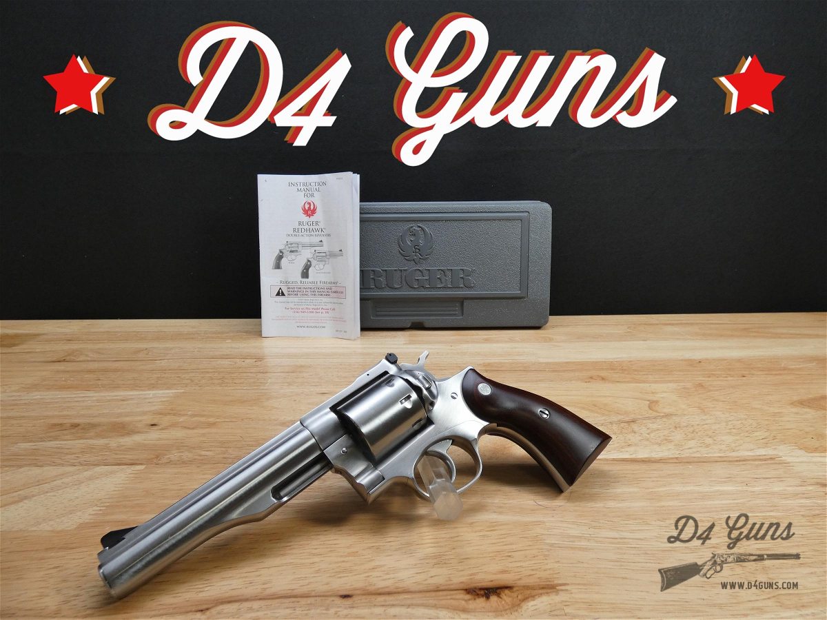 Ruger Redhawk - .357 Mag - 2018 - 8-Shot Unfluted - Stainless - Model ...