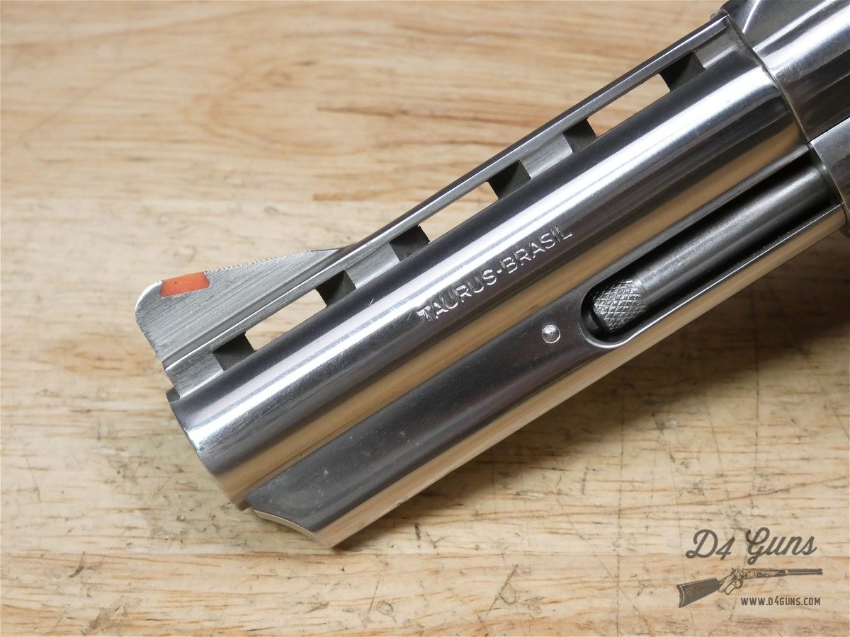 Taurus 689 - .357 Mag - 4 Inch Barrel - Vent Rib - Stainless Revolver ...
