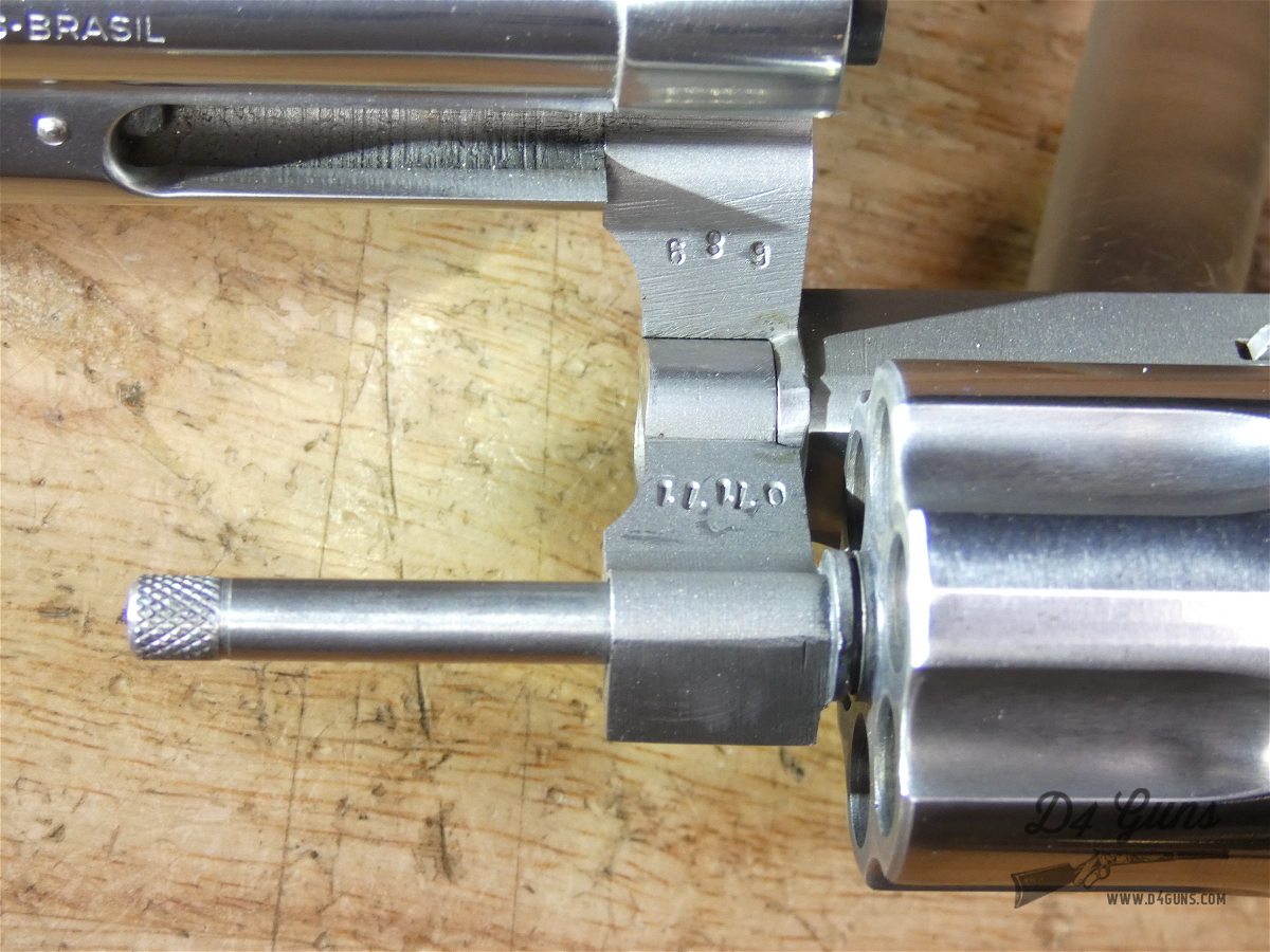 Taurus 689 - .357 Mag - 4 Inch Barrel - Vent Rib - Stainless Revolver ...