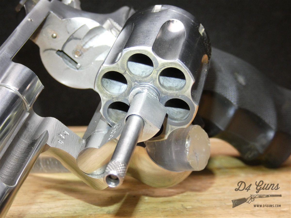 Taurus 689 - .357 Mag - 4 Inch Barrel - Vent Rib - Stainless Revolver ...