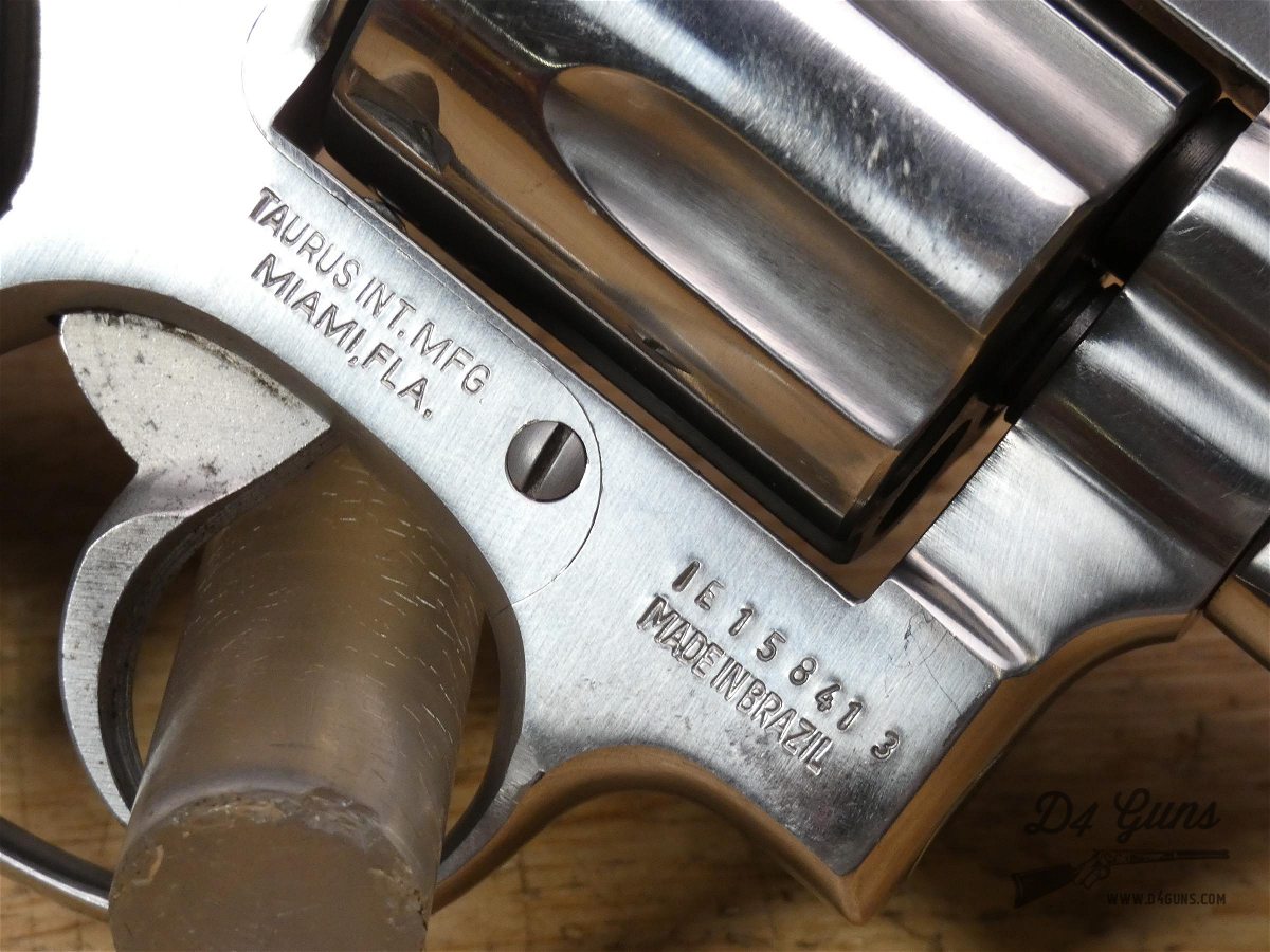 Taurus 689 - .357 Mag - 4 Inch Barrel - Vent Rib - Stainless Revolver ...