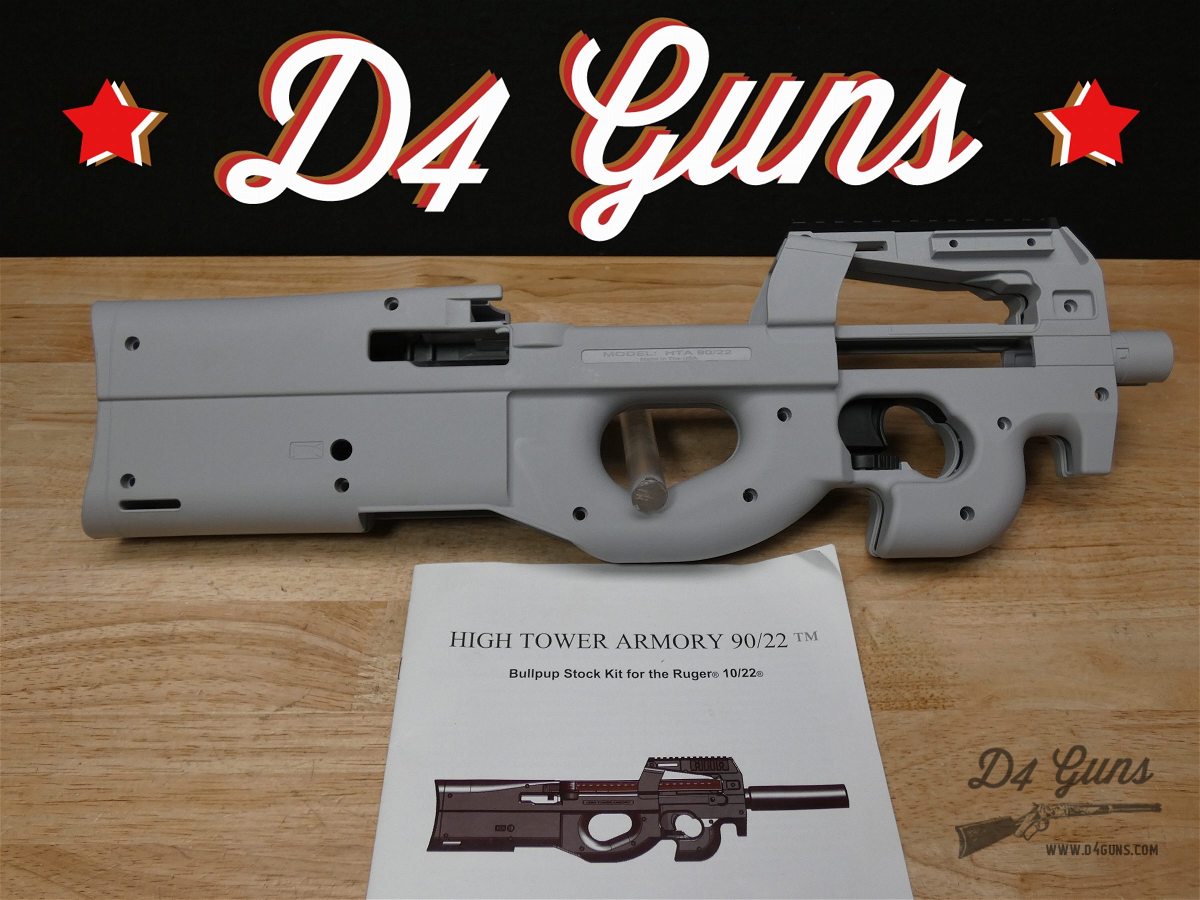 High Tower Armory 90/22 Bullpup Stock Kit for Ruger 10/22 - Arctic Gray ...