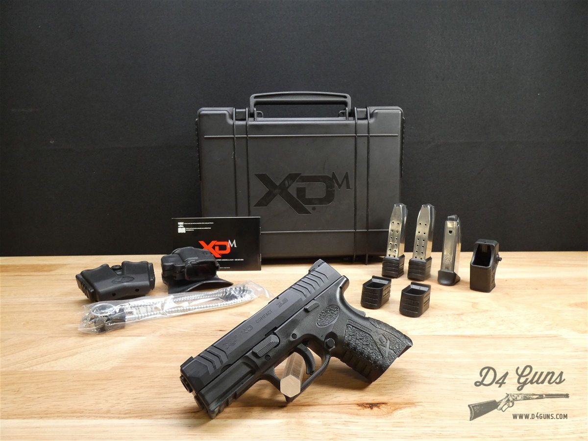 Springfield XDm-40 - .40 S&W - Compact 3.8 w/ 3 Magazines - XDm40 - Semi Auto Pistols at ...
