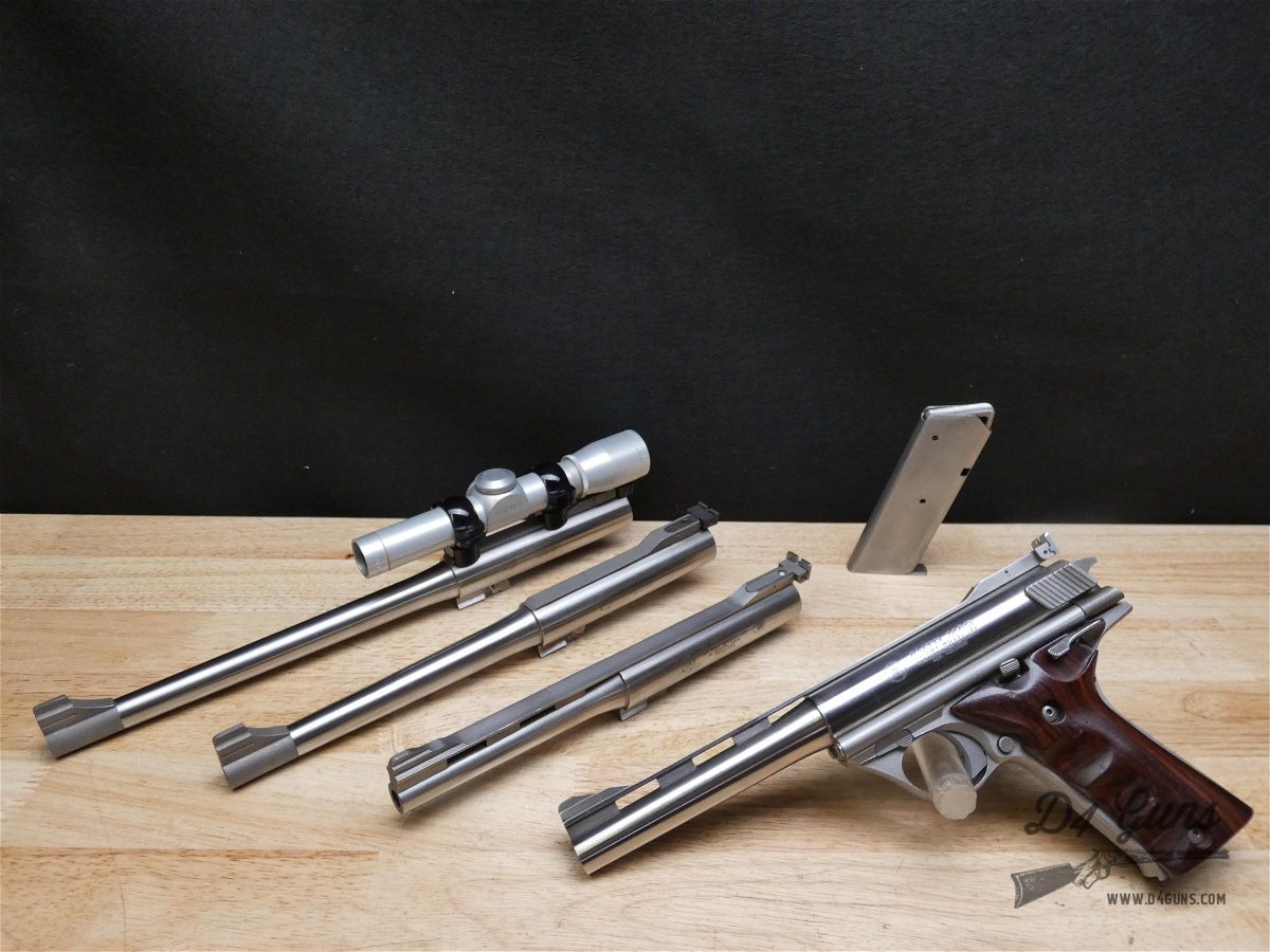 TDE High Standard Auto Mag 180 - .44AMP - Four Barrels - Leupod Scope ...