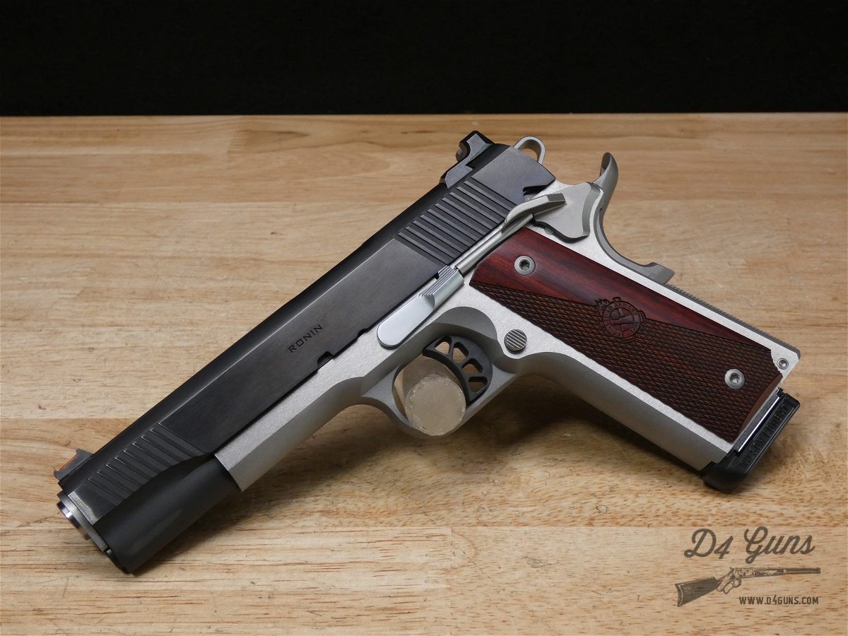 Springfield Ronin 1911 - .45 ACP - OG Case & More - Two Tone Stainless ...