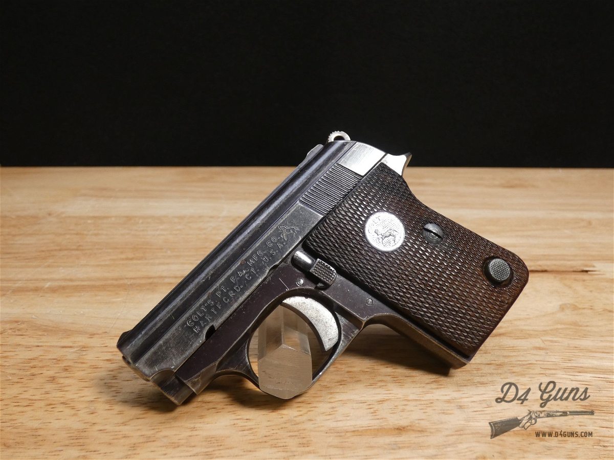 Colt Junior - .25 ACP - Colt Automatic - Mfg. 1973 - Pocket Pistol ...