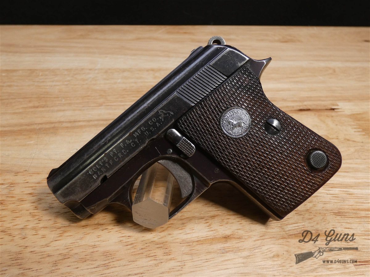 Colt Junior - .25 ACP - Colt Automatic - Mfg. 1973 - Pocket Pistol ...