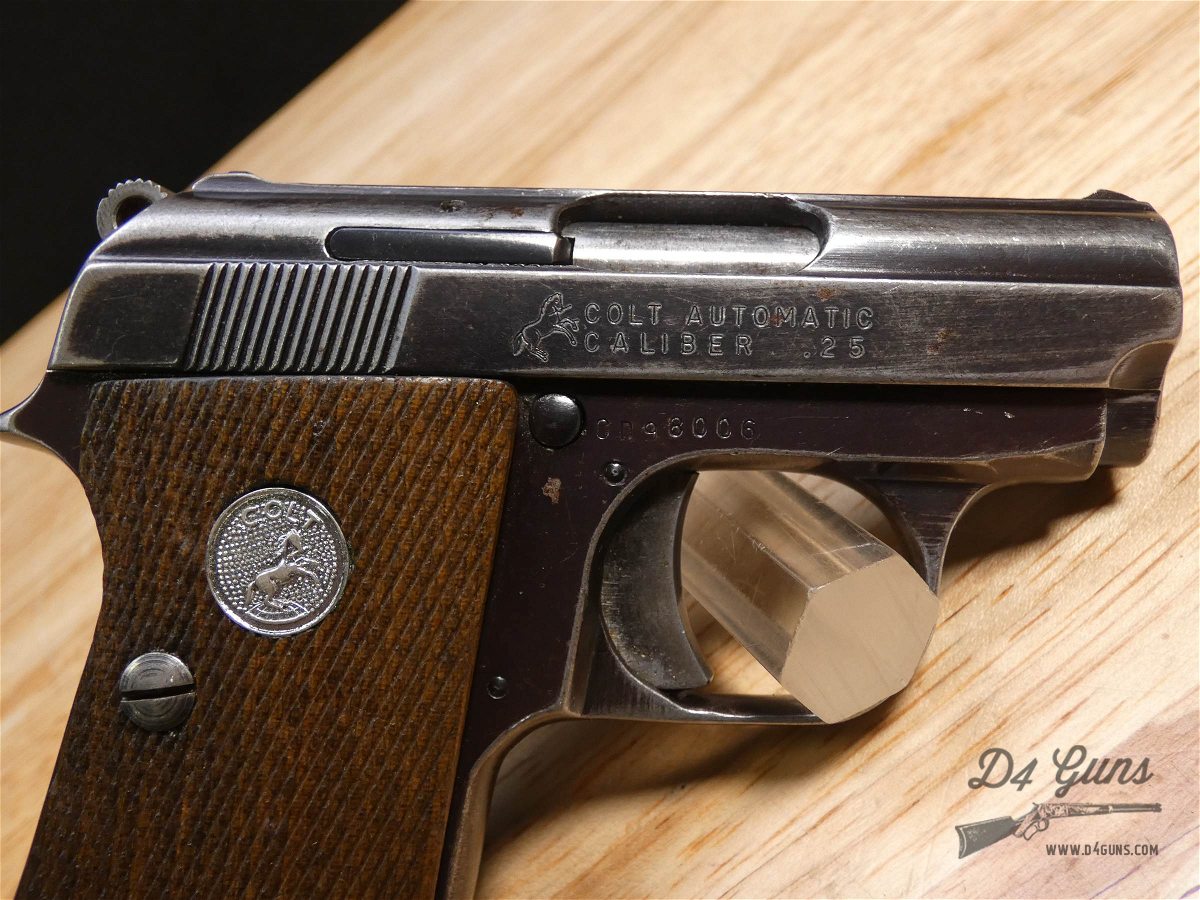 Colt Junior - .25 ACP - Colt Automatic - Mfg. 1973 - Pocket Pistol ...