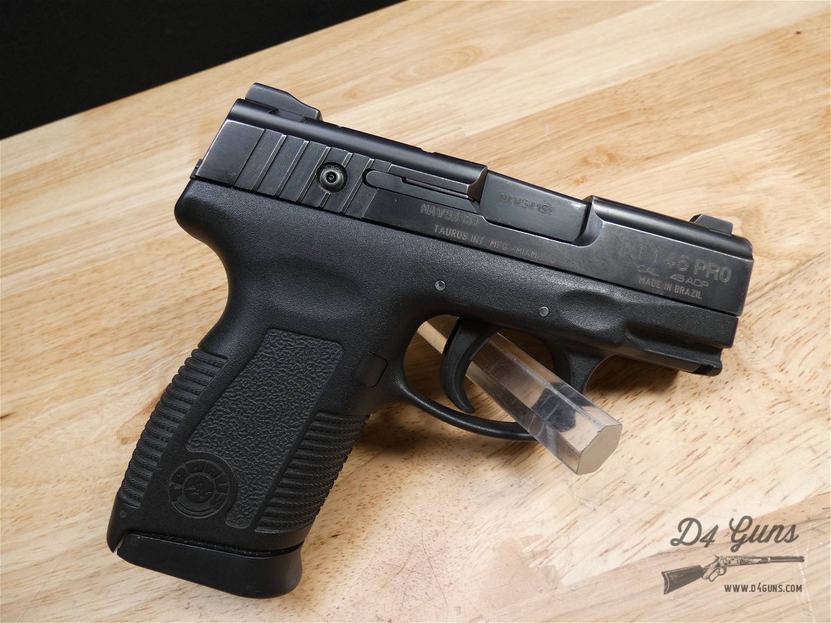 Taurus PT145 Pro - .45 ACP - W/ Mag - PT 145 w/ Case - Millennium - Semi Auto Pistols at ...