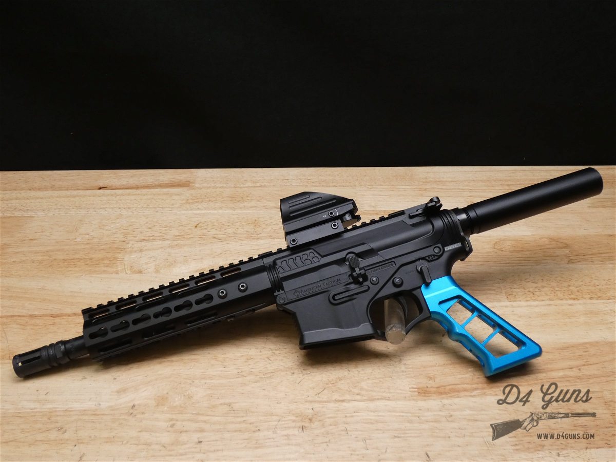 ATI Omni Hybrid - .300 AAC Blackout - Polymer AR Pistol - Skeleton Grip ...