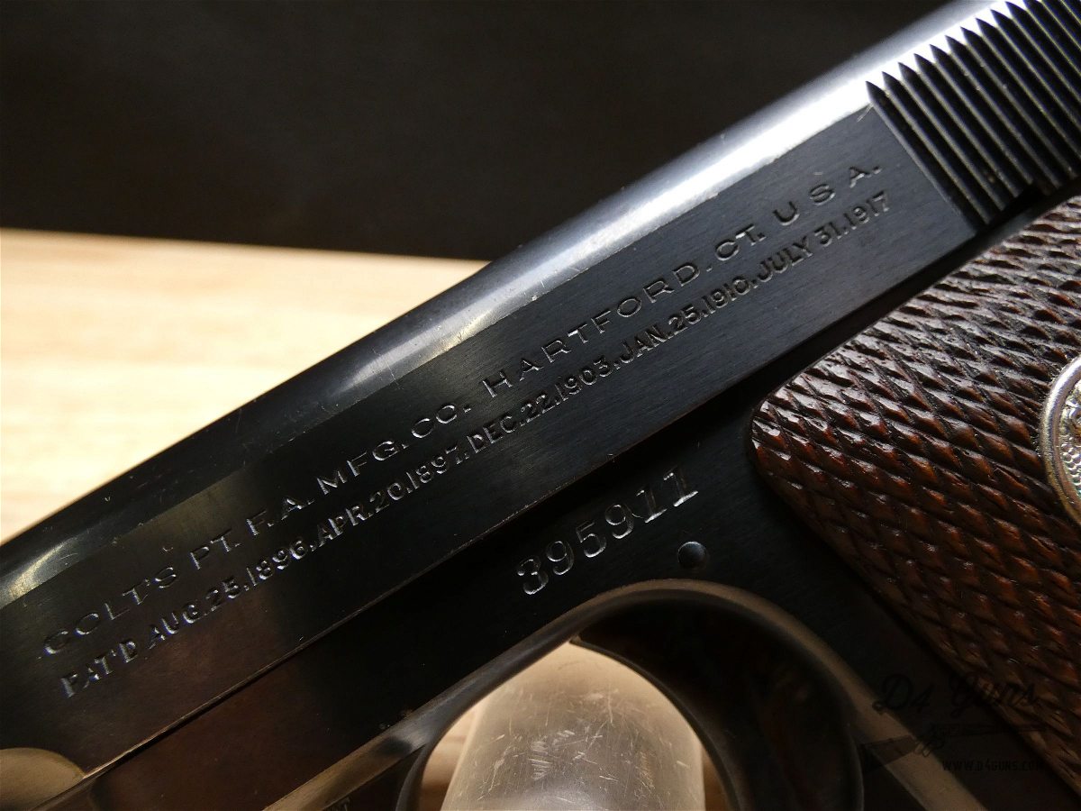 Colt M1908 Hammerless Vest Pocket - .25 ACP - w/ Mag - Mfg. 1933 - 1908 ...
