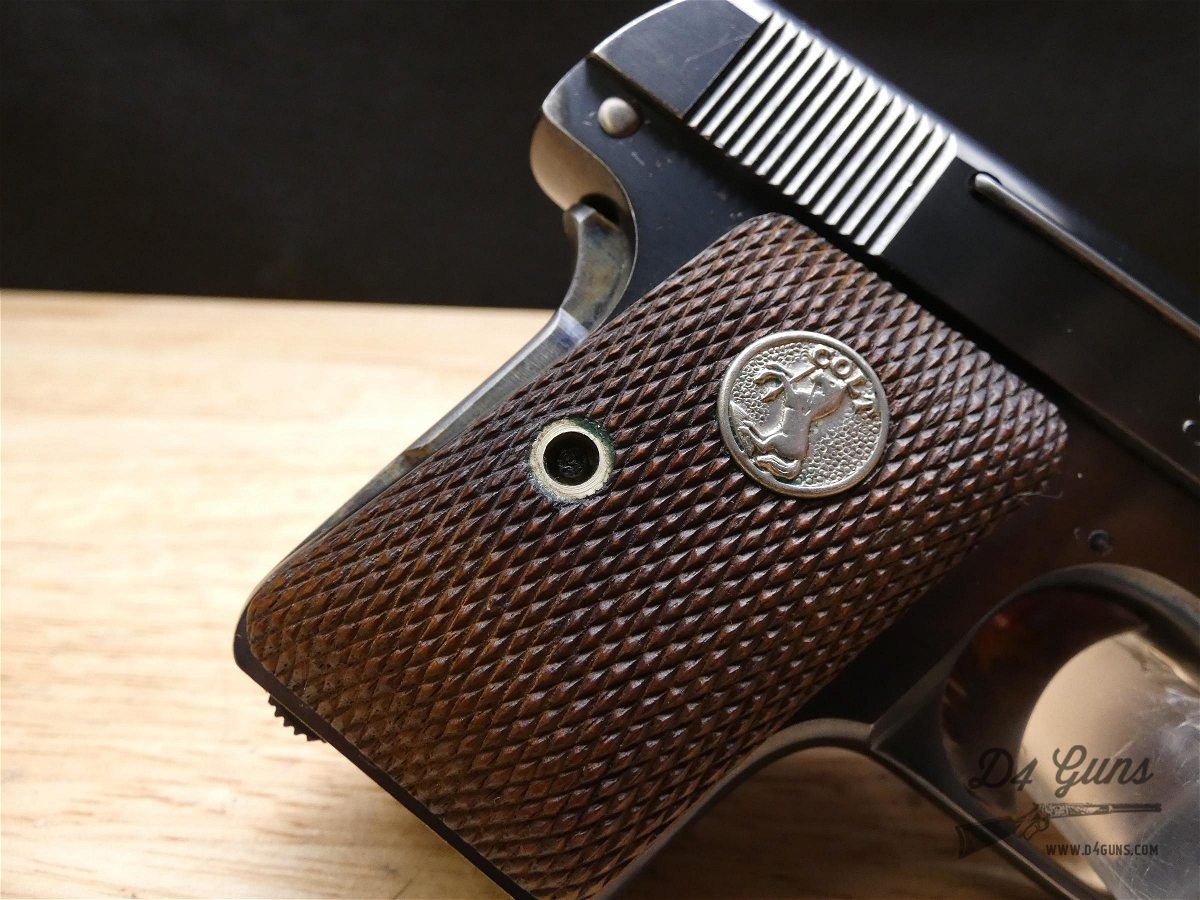 Colt M1908 Hammerless Vest Pocket - .25 ACP - w/ Mag - Mfg. 1933 - 1908 ...