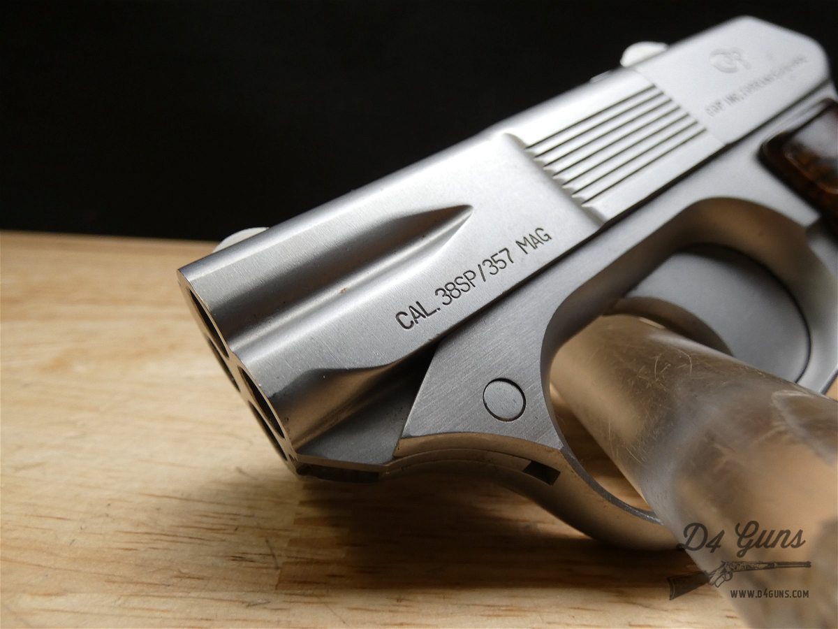COP 4-Shot Derringer - .38 SPL & .357 Mag - RARE Stainless -w/Holster ...