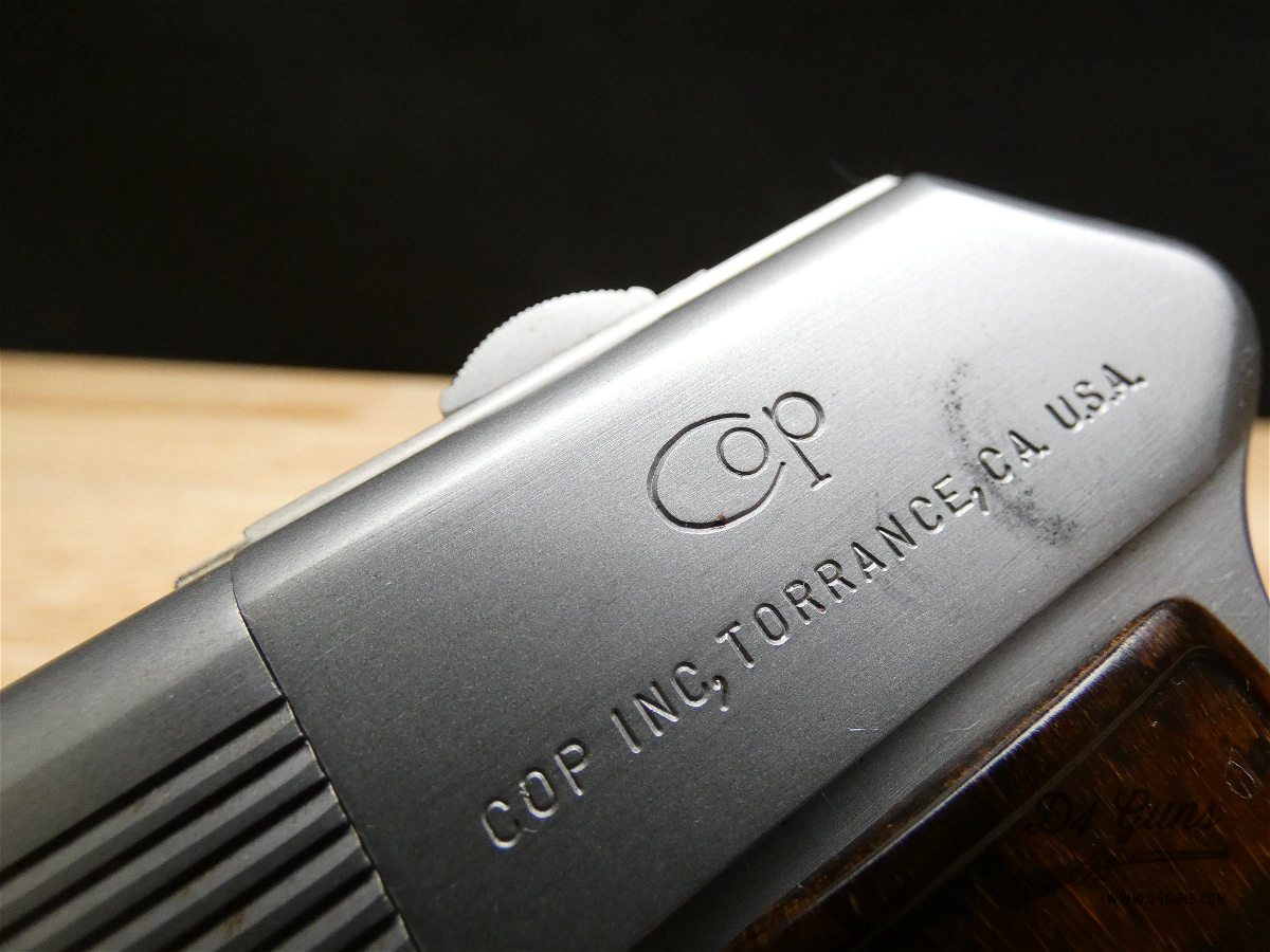 COP 4-Shot Derringer - .38 SPL & .357 Mag - RARE Stainless -w/Holster ...