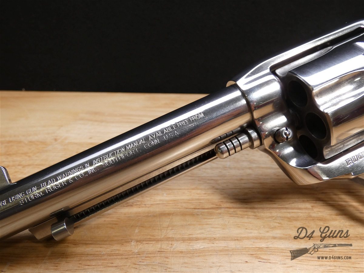 Ruger Vaquero - .44 Mag - MFG 2003 - Stainless Steel - 6 Gun - SA - 44 ...
