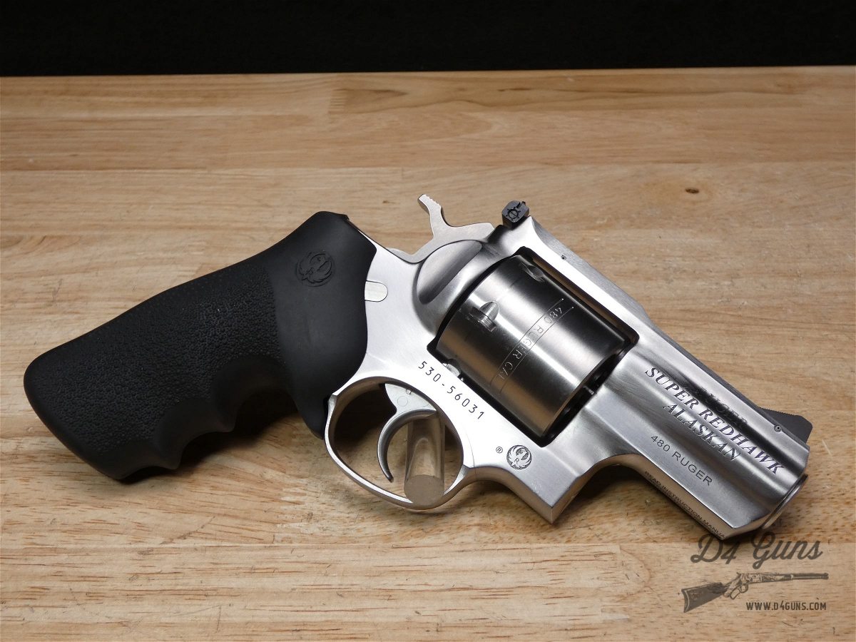 Ruger Super Redhawk Alaskan - .480 Ruger - Stainless - MFG 2020 - C ...
