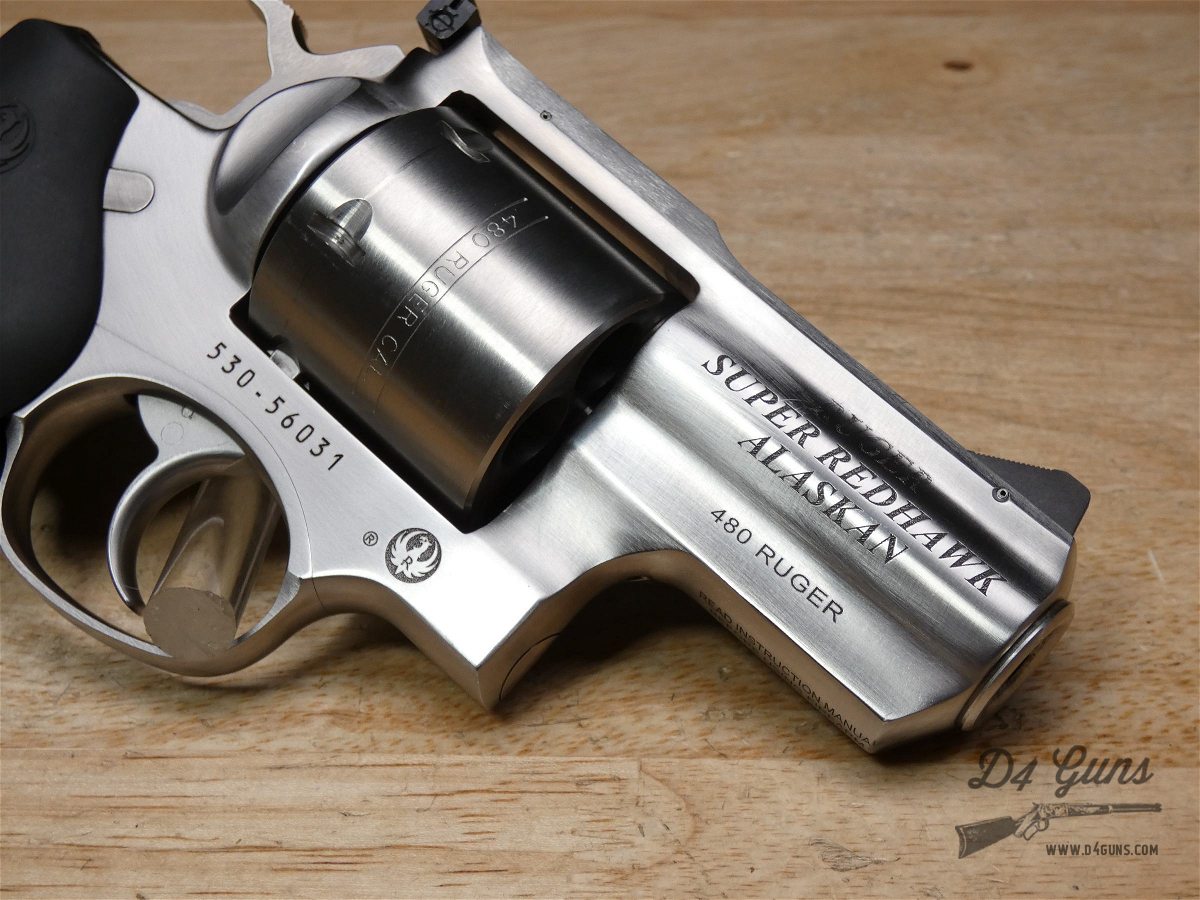 Ruger Super Redhawk Alaskan - .480 Ruger - Stainless - MFG 2020 - C ...