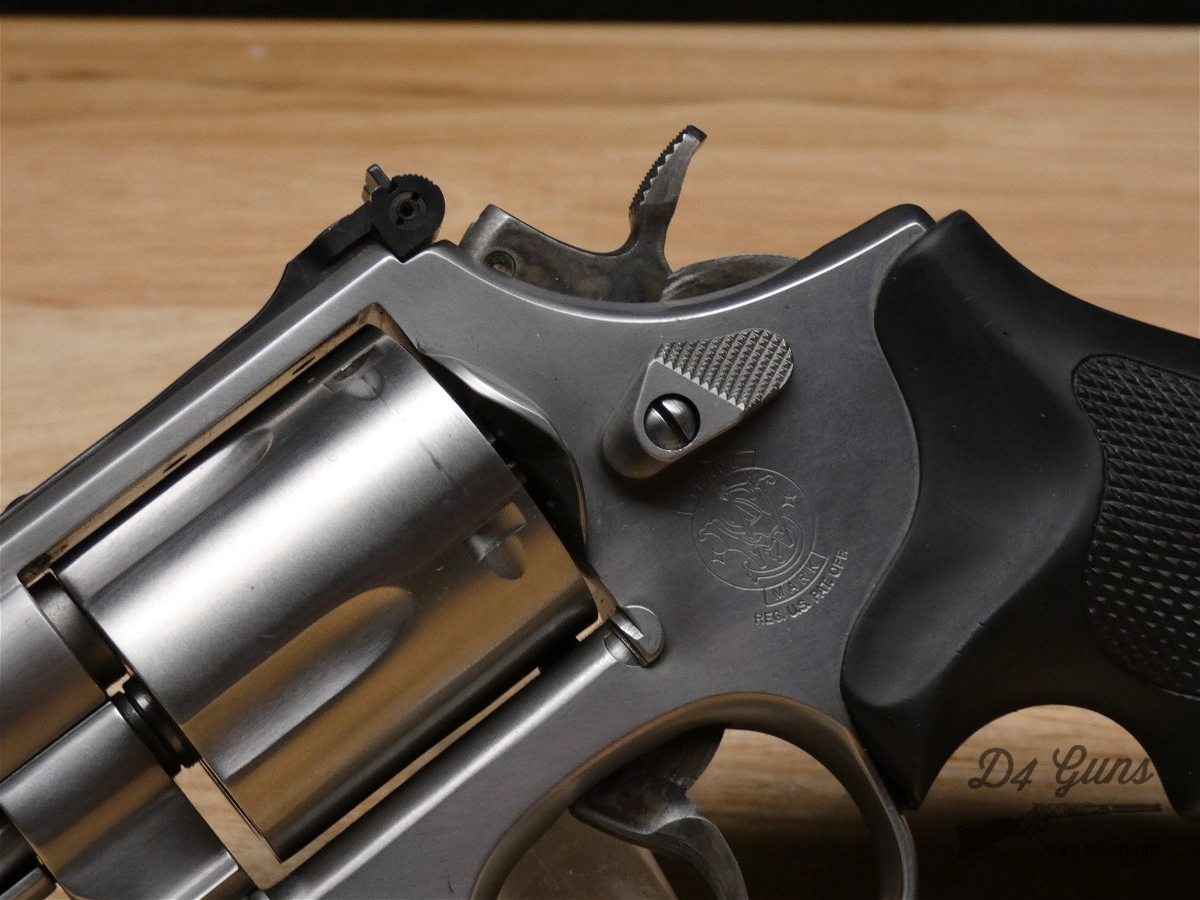 Smith and Wesson 696 - .44 Special - S&W Stainless - Leather Holster ...