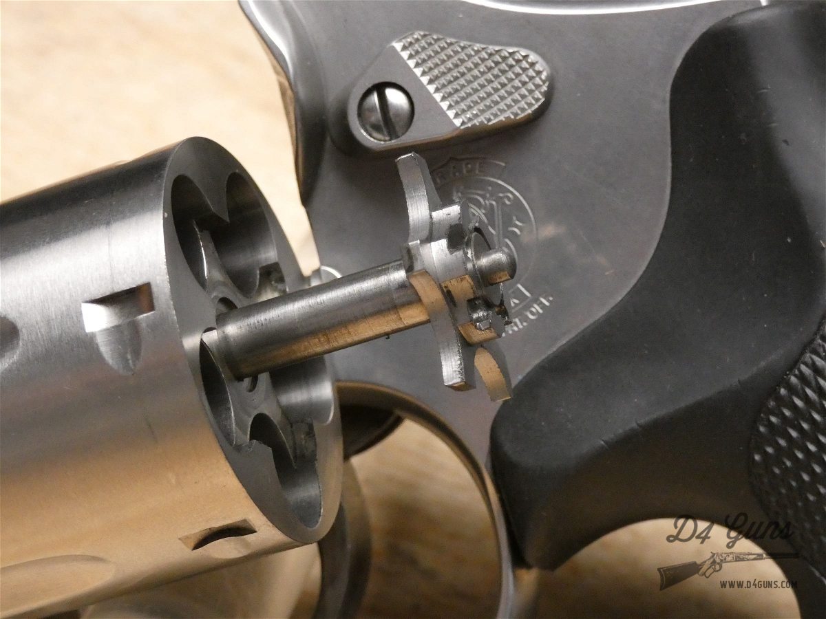 Smith and Wesson 696 - .44 Special - S&W Stainless - Leather Holster ...