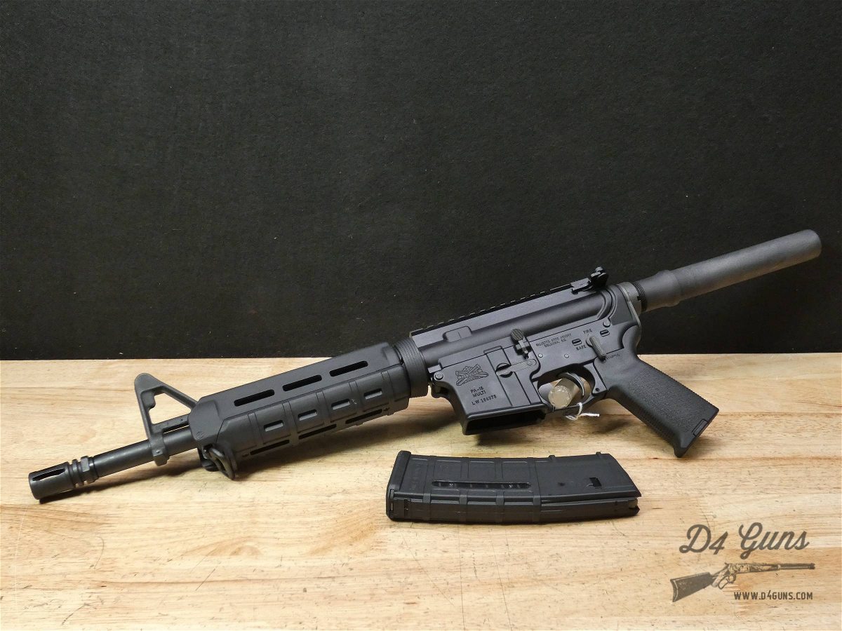 PSA PA-15 - 5.56 NATO - Triangle Sight - Palmetto - MOE - AR15 - w/ Mag ...