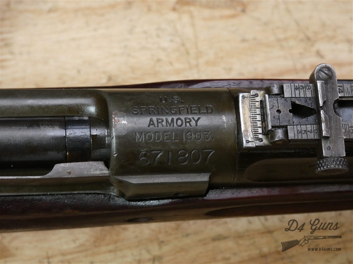 Springfield M1903 - .30-06 - RIA - Mfg. 1917 - WW1 - WWI - Type S ...