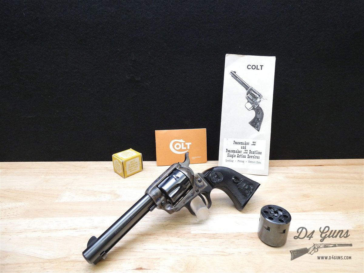 Colt - Peacemaker - .22 LR & .22 Mag- Duel Cylinder -Mfg. 1975 ...
