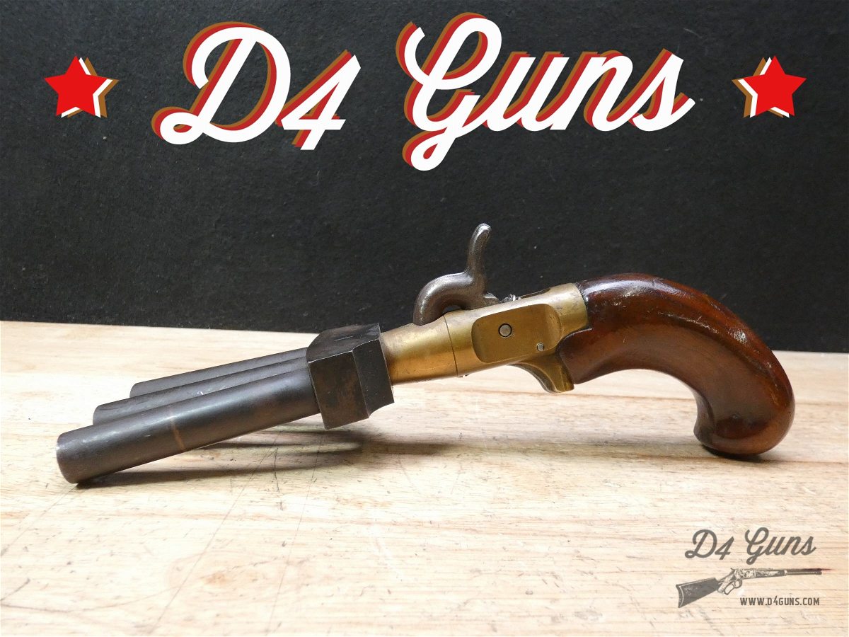 CMC Duck Foot - .36 Cal - 3 Barrel - Precussion - Brass - Triple Threat ...