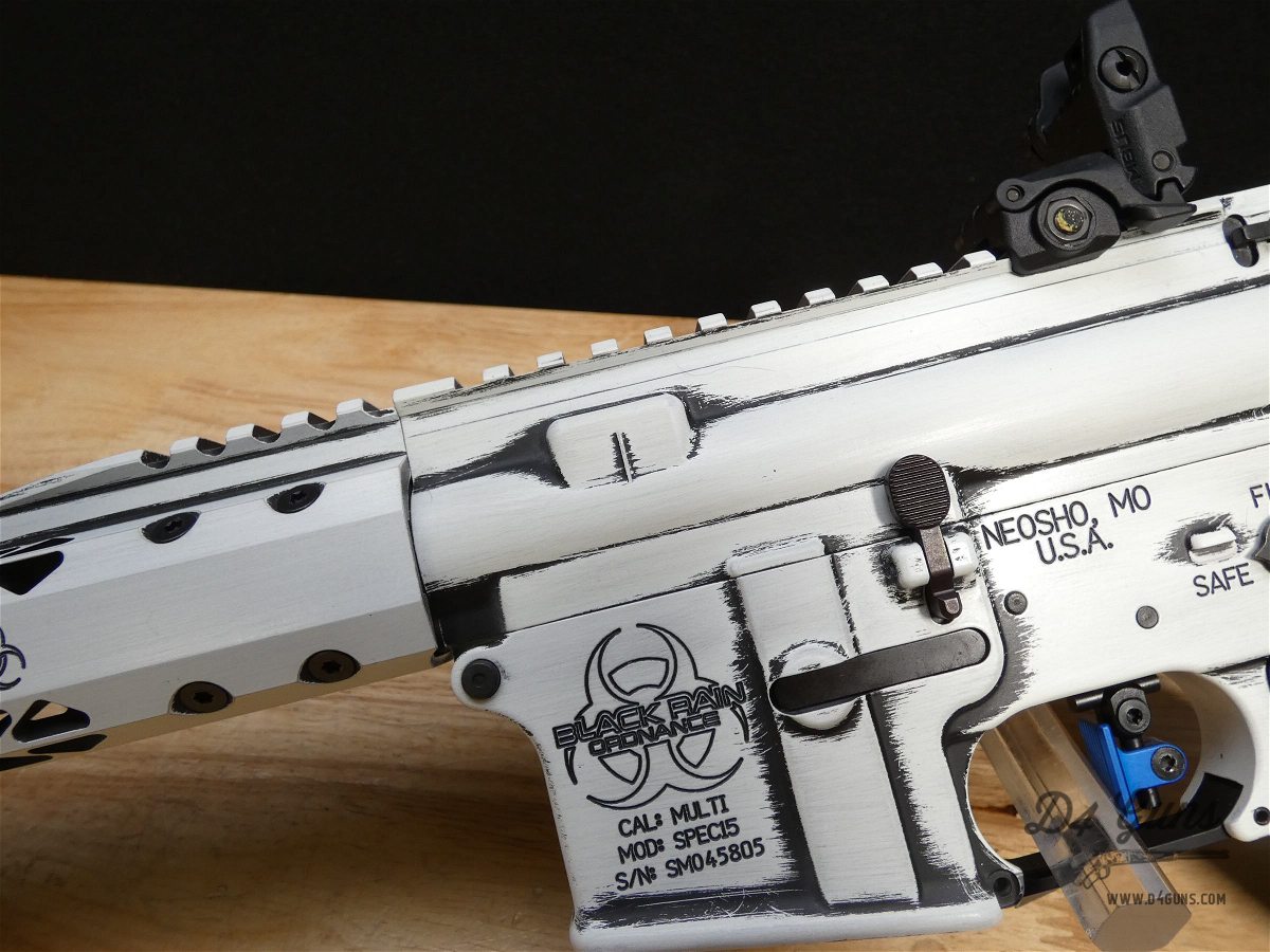 Black Rain Ordnance SPEC15 - 5.56 - White Battle Worn - AR Pinned ...