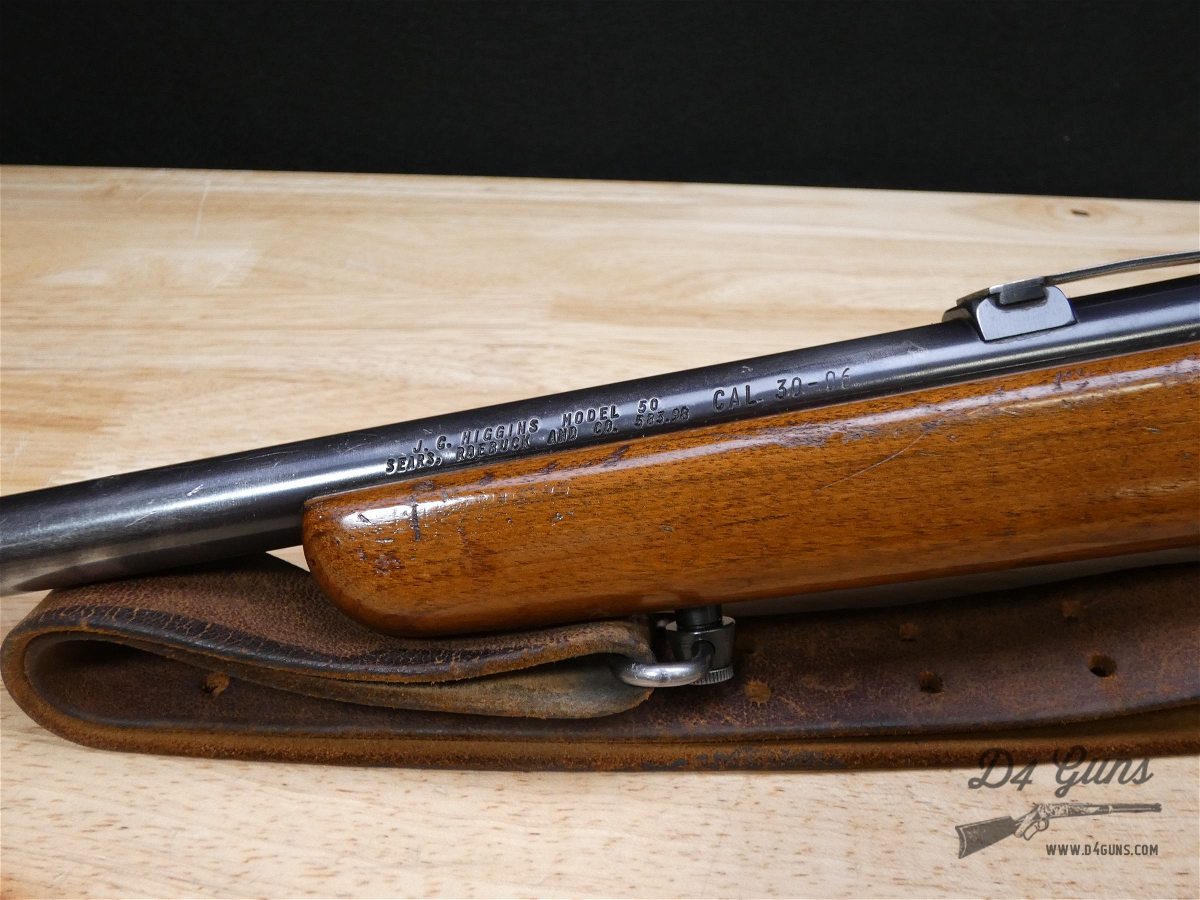 J.C. Higgins Model 50 - 30-06 - JC - Sears Roebuck - W/4X Scope ...