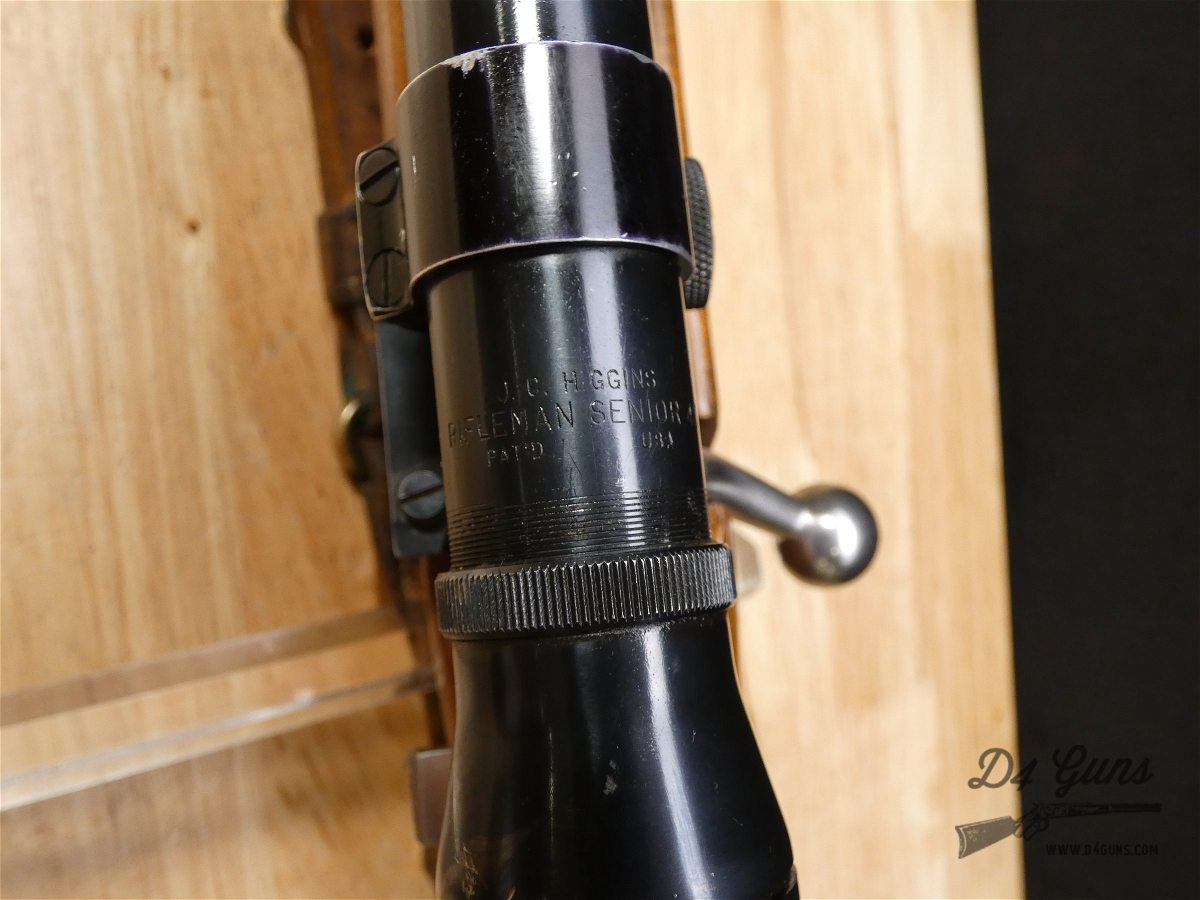 J.C. Higgins Model 50 - 30-06 - JC - Sears Roebuck - W/4X Scope ...