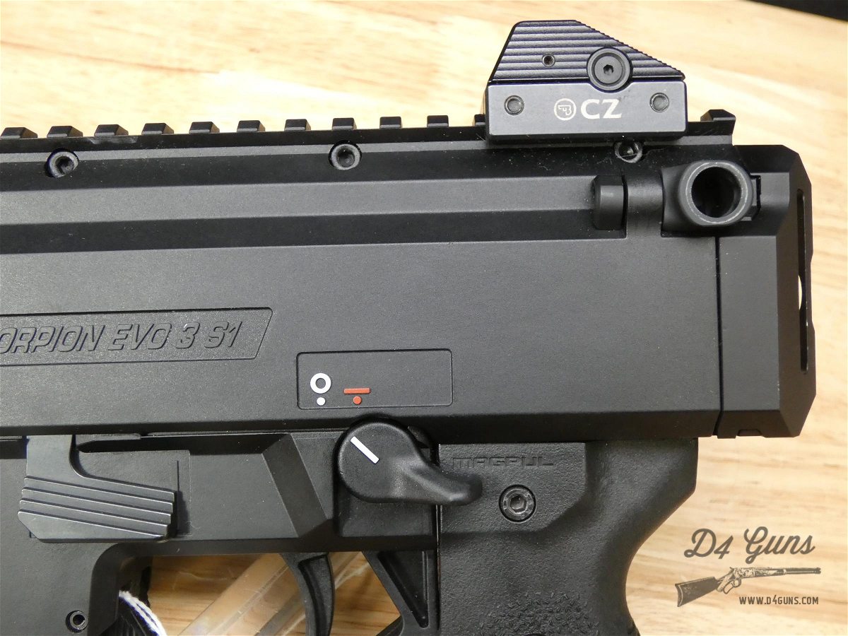 CZ Scorpion Evo 3 S1 - 9mm - w/ 4 Mags and UPGRADES - PDW Pistol -LOOK ...