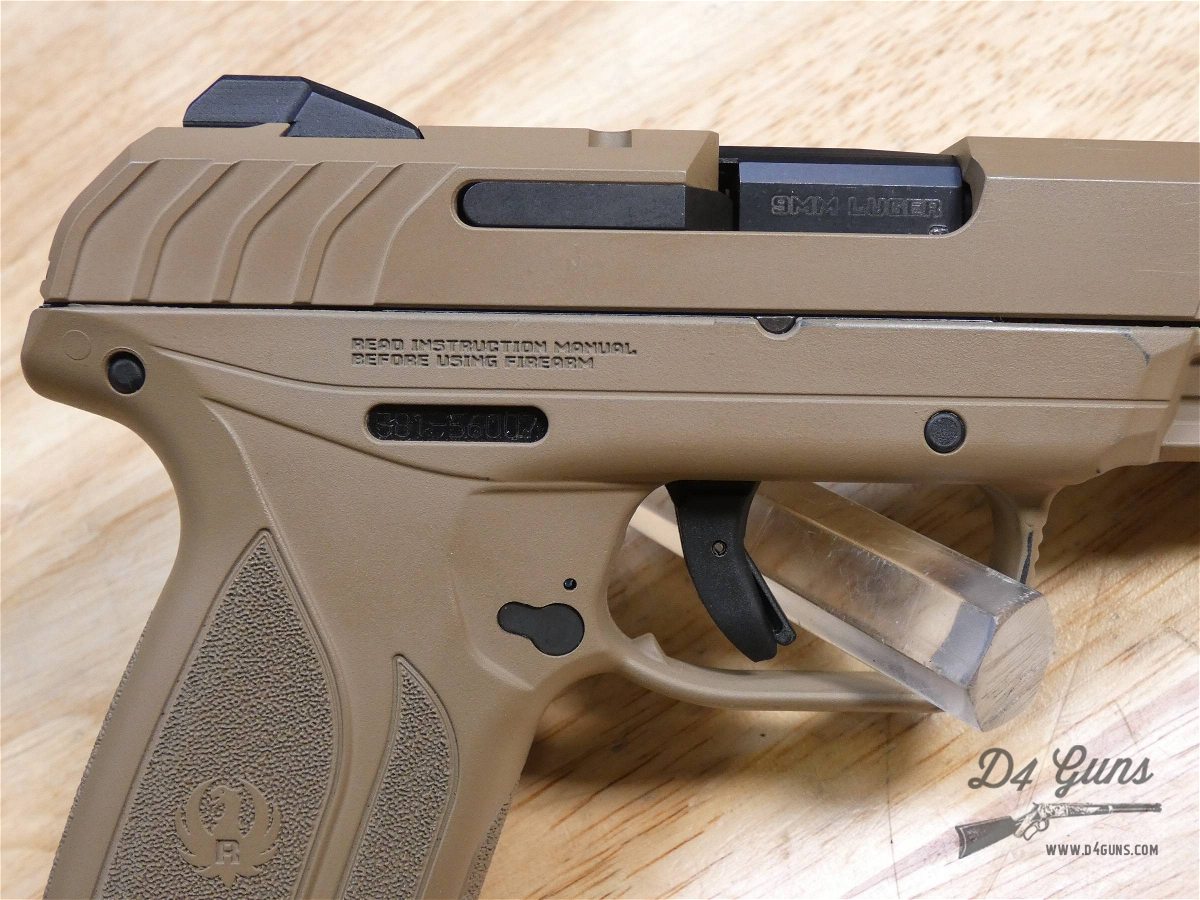 Ruger Security-9 - 9mm - MFG 2018- Security 9 - w/ Mag & OG Box- FDE ...