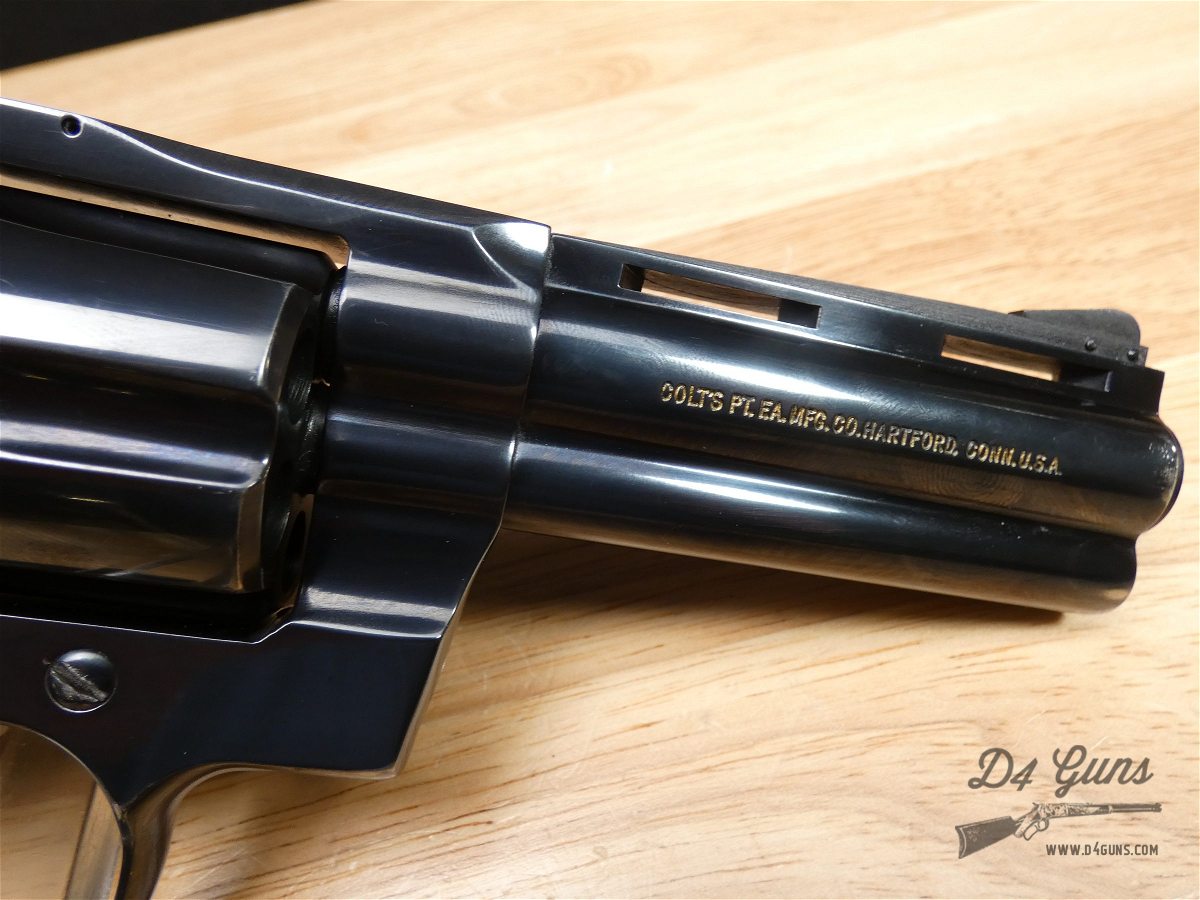 Colt Python - .357 Mag - Mfg 1979 - 4 Inch Barrel - Colt Snake Gun ...