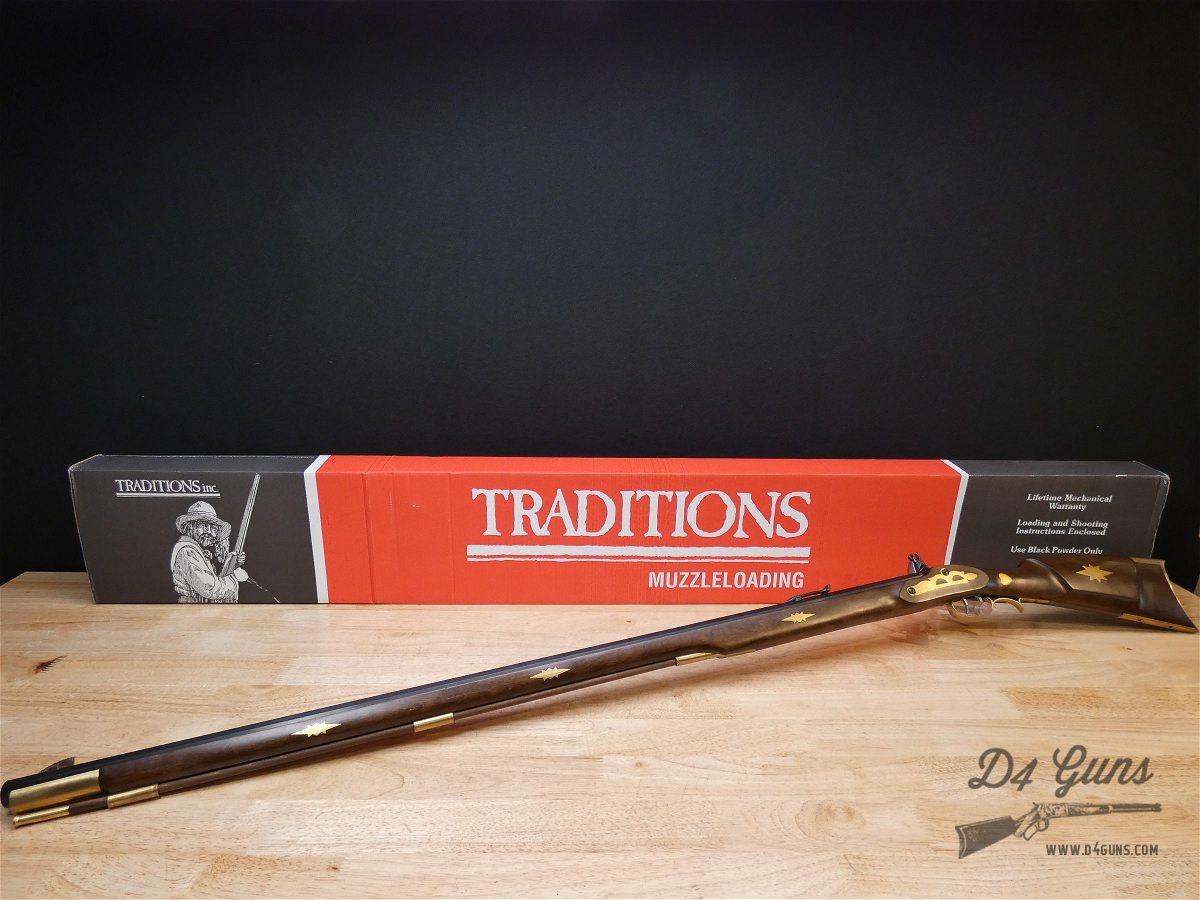 Traditions Pennsylvania Flintlock Rifle - .50 Cal - w/ OG Box - XLNT ...