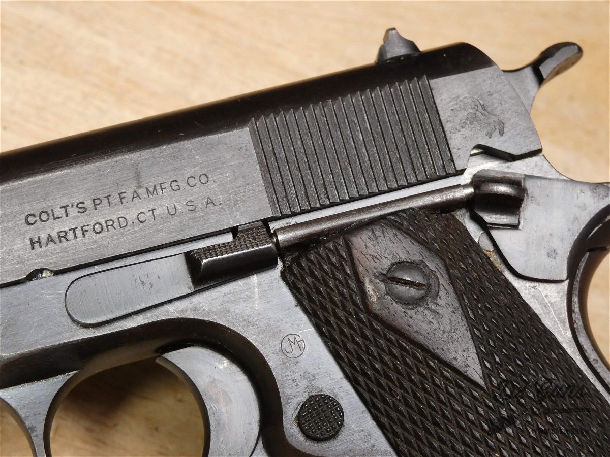 Colt 1911 - .45 ACP - US Army Property - WWI - MFG 1918 - JMG Stamp - C ...