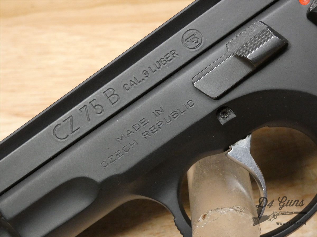 CZ 75 B - 9mm - w/ Case + More - 75B - Mfg 2016 - Czech Pistol - Green ...