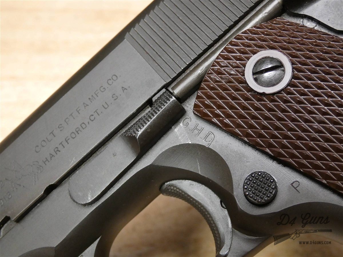 Colt M1911A1 US Property - .45 ACP - 1944 - GHD - WWII 1911 A1 - C - Semi Auto Pistols at ...