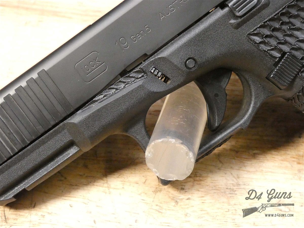Glock 19 Gen5 - 9mm - UPGRADED - Custom - Holosun - Stippled - OG case ...