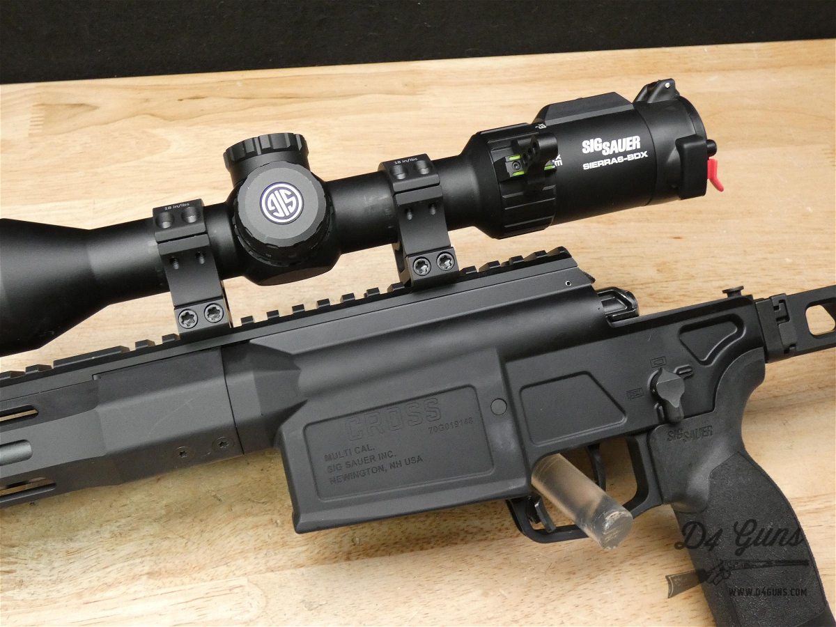 Sig Sauer Cross STX - .308 Win - XLNT w/ Sig Sierra 6 BDX Scope & 2 ...