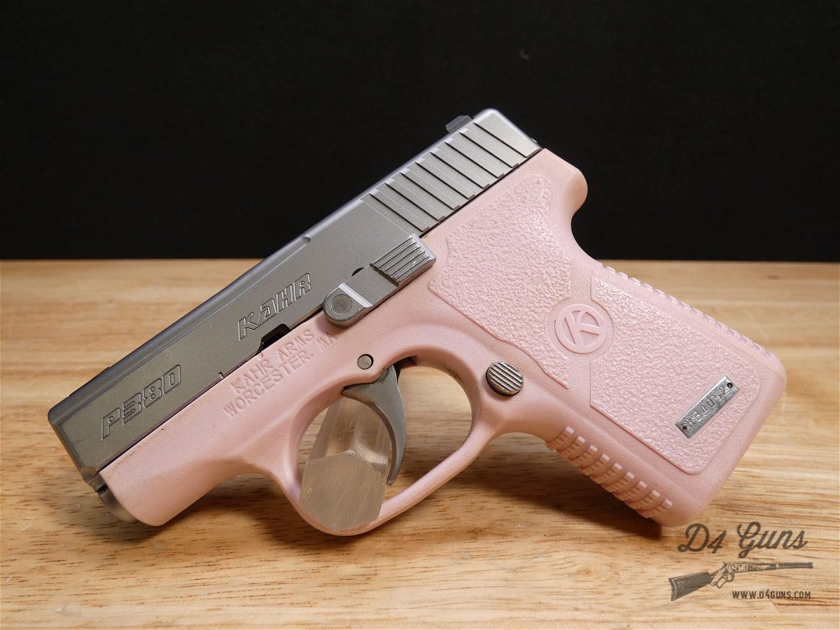Kahr P380 - .380 ACP - w/ Two Mags - 380 - Stainless - Pink Two Tone ...