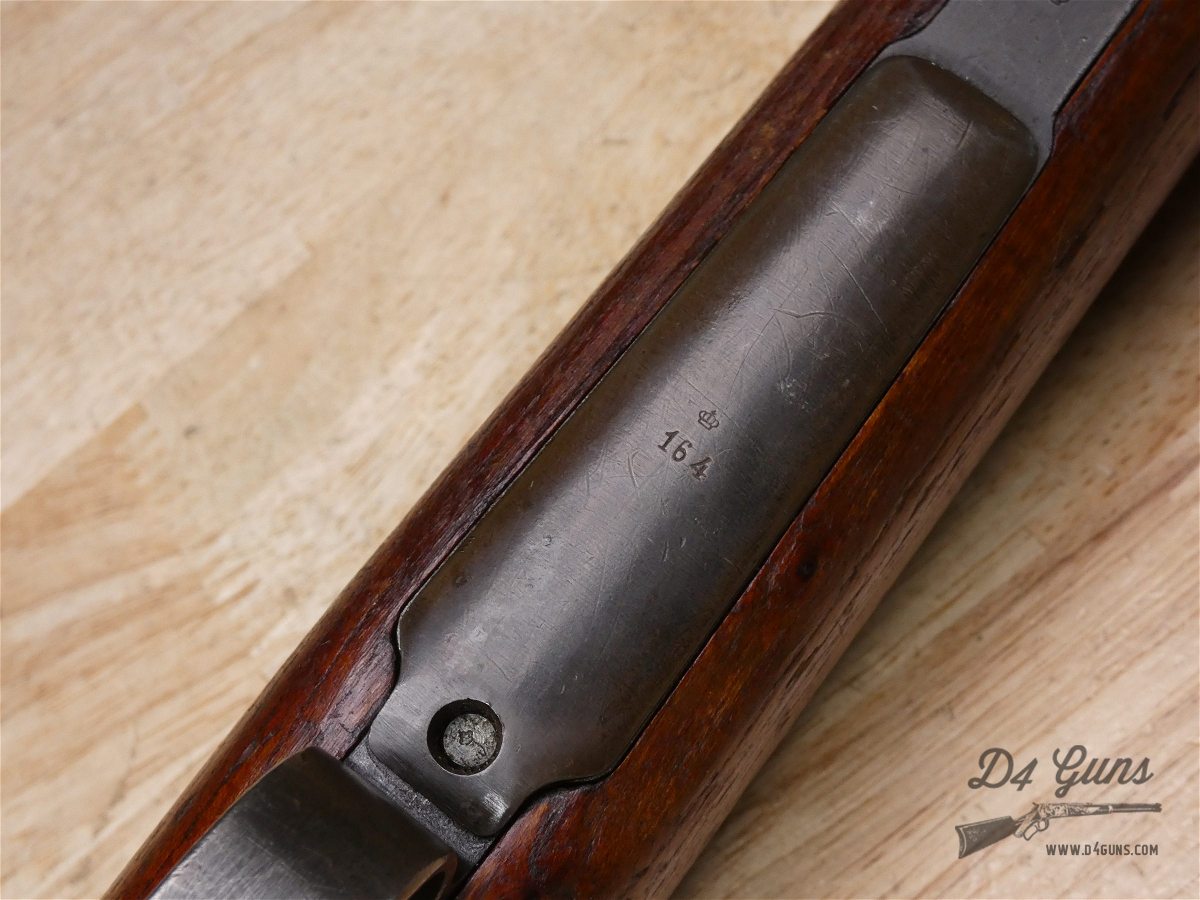 Carl Gustafs M38 Swedish Mauser - 6.5x55mm Swede - MFG 1916 - C - Bolt ...