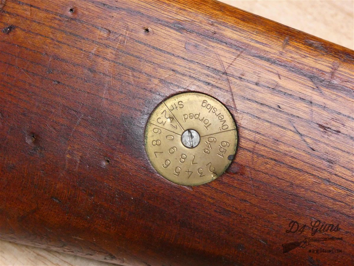 Carl Gustafs M38 Swedish Mauser - 6.5x55mm Swede - MFG 1916 - C - Bolt ...