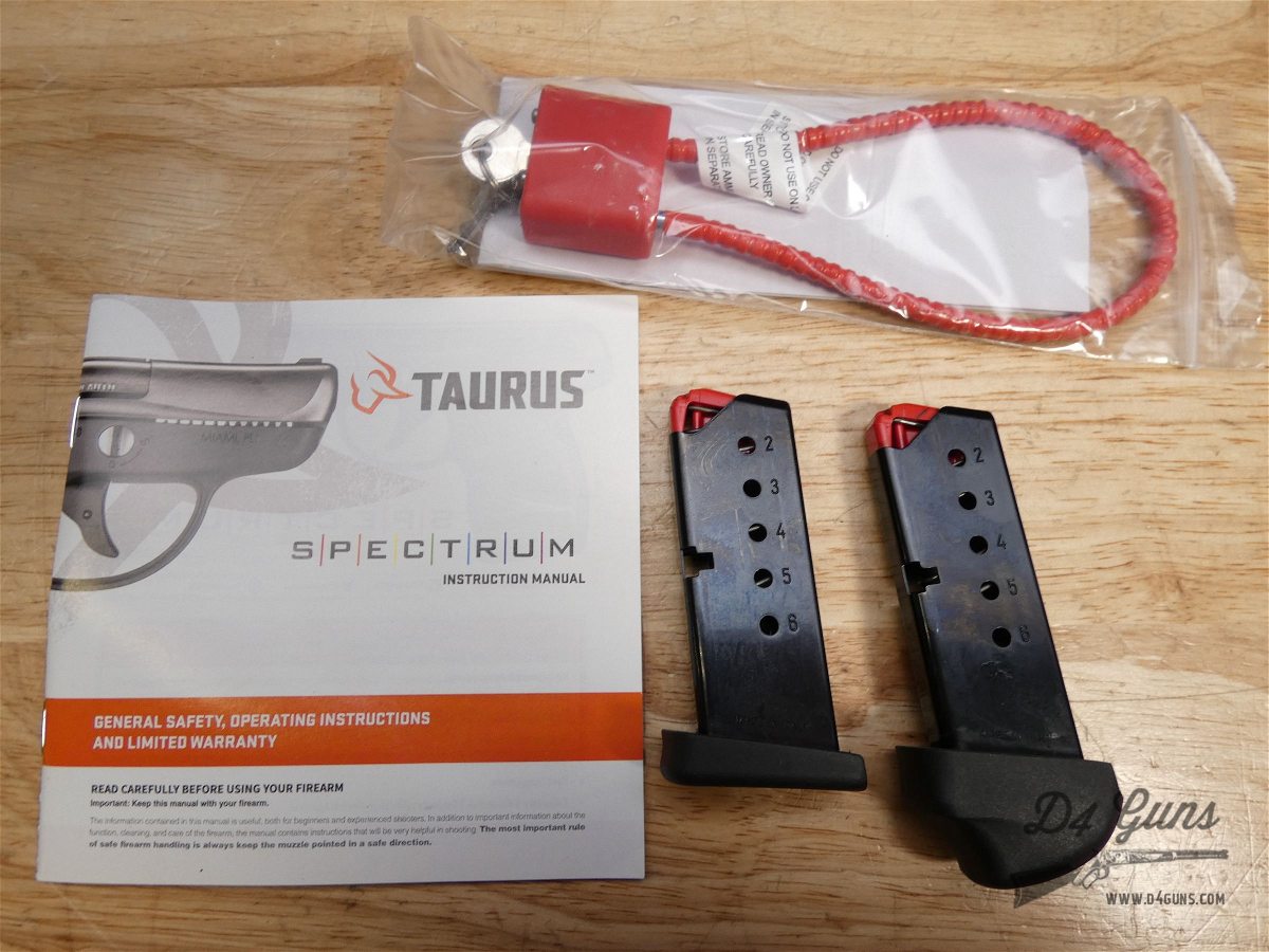 Taurus Spectrum - .380 ACP - w/ OG Box & More! - 2 Mags - 380 - Semi ...