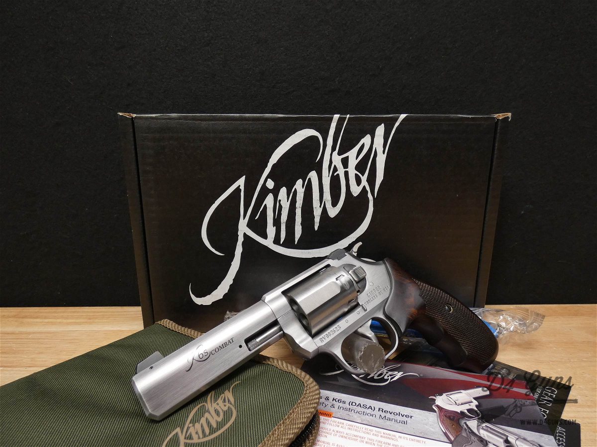Kimber K6S Combat - .357 Mag - K6 - XLNT - Stainless - OG Box + More ...