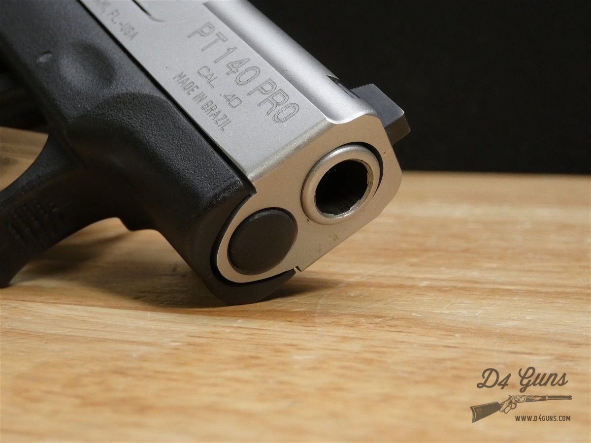 Taurus PT 140 Pro - .40 S&W - OG Case & 2 Mags! - Millenium - SS - Bi-Tone - Semi Auto Pistols ...