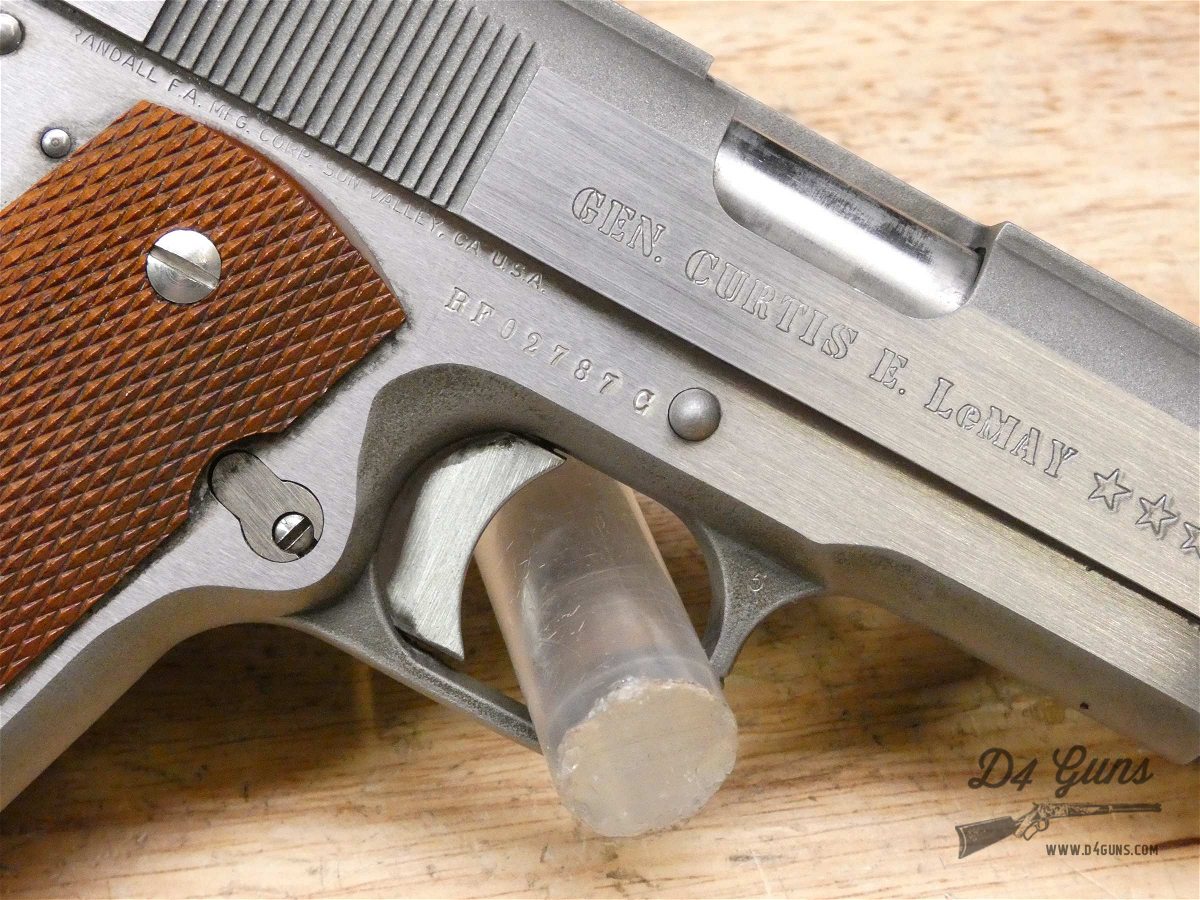 Randall 1911 Gen. Curtis E. LeMay Commemorative - .45 ACP - Limited ...