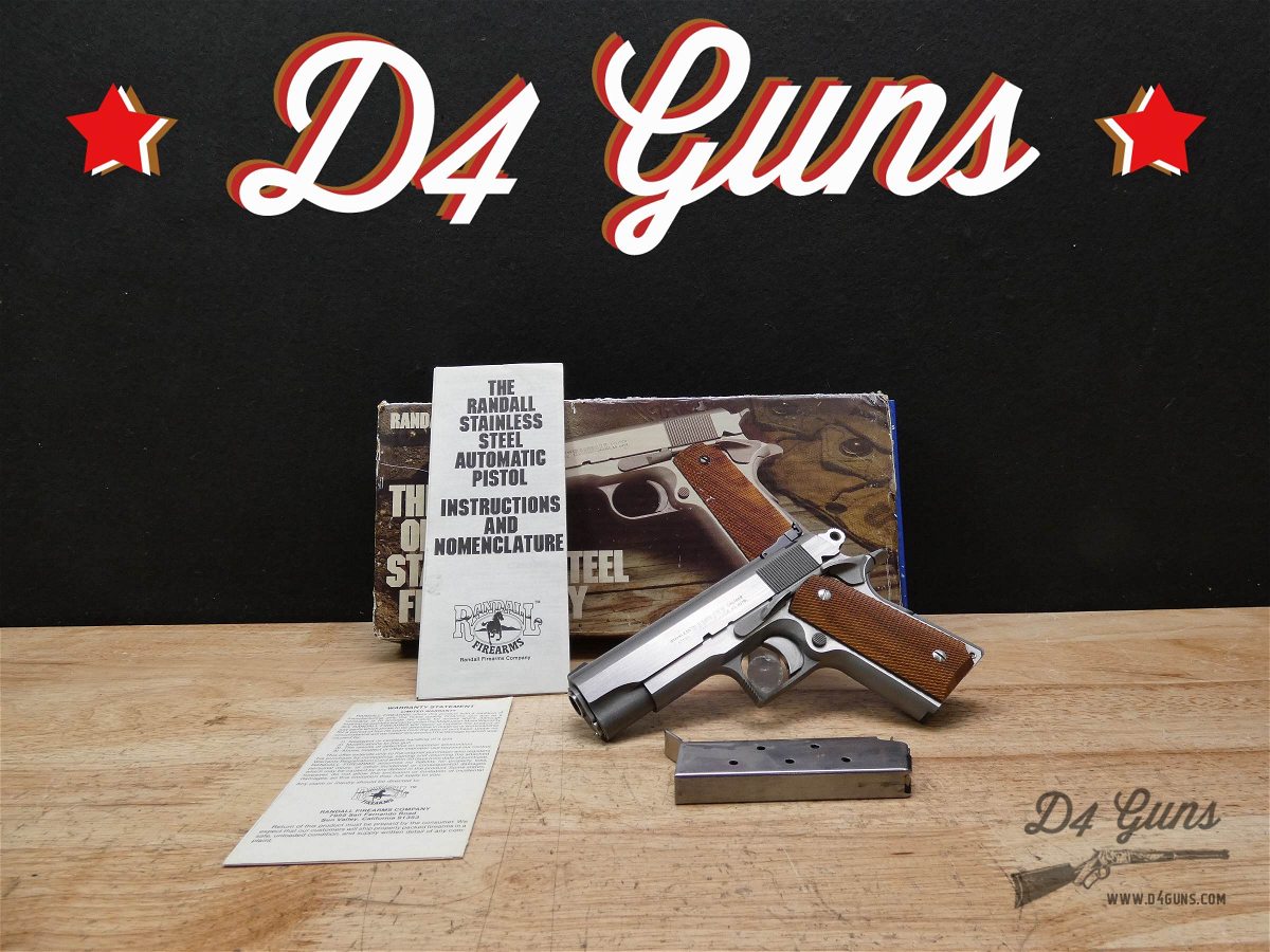 Randall 1911 Gen. Curtis E. LeMay Commemorative - .45 ACP - Limited ...