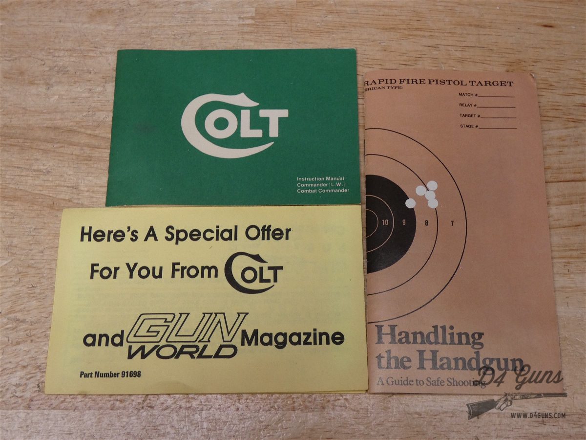 Colt Combat Commander - .45 ACP - OG Box - MKIV Series 80 Stainless ...